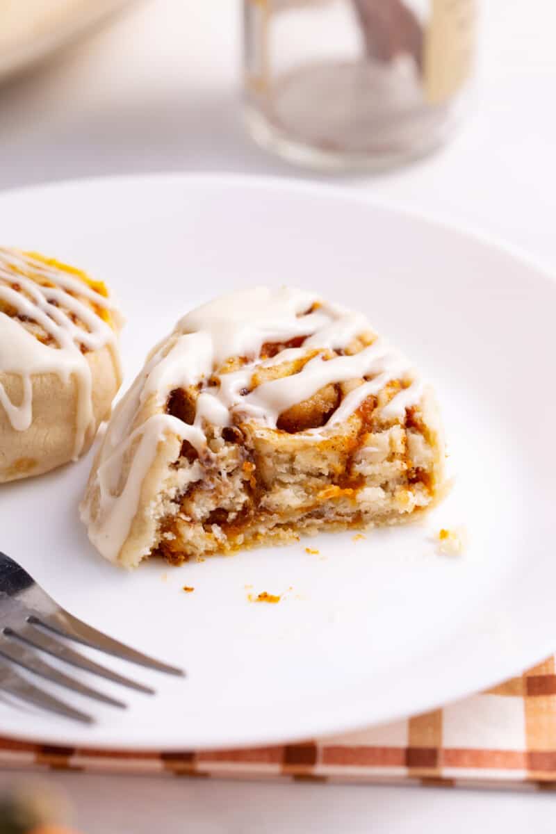 Easy Pumpkin Cinnamon Rolls Recipe | All Things Mamma