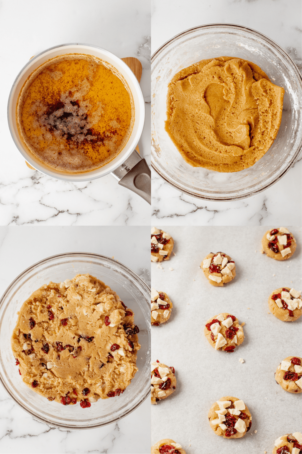 Cranberry White Chocolate Chunk Cookies | All Things Mamma