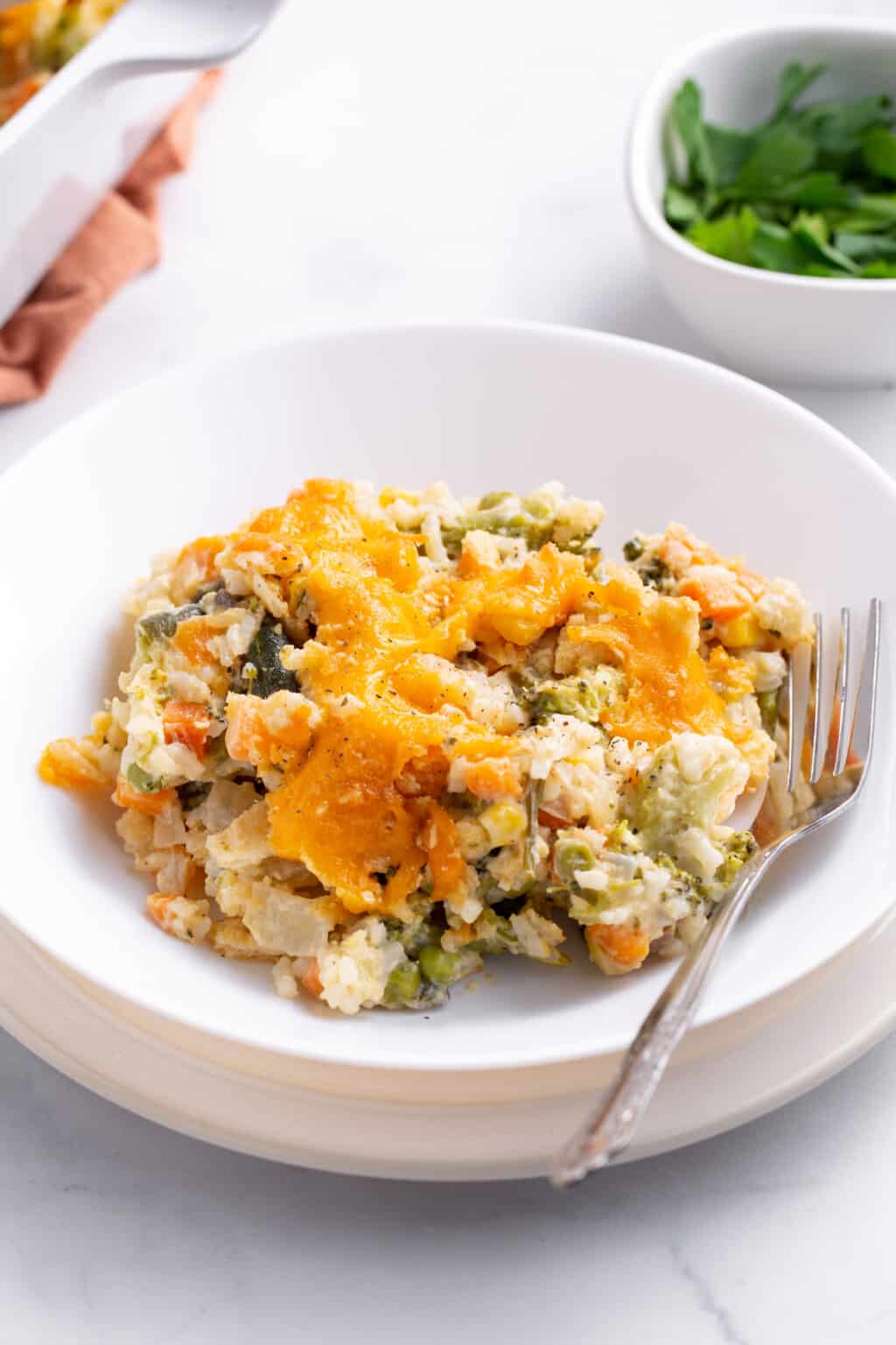 Cheesy Vegetable Casserole Recipe | All Things Mamma