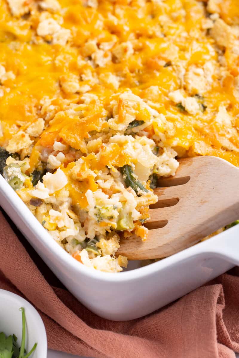 Cheesy Vegetable Casserole Recipe | All Things Mamma