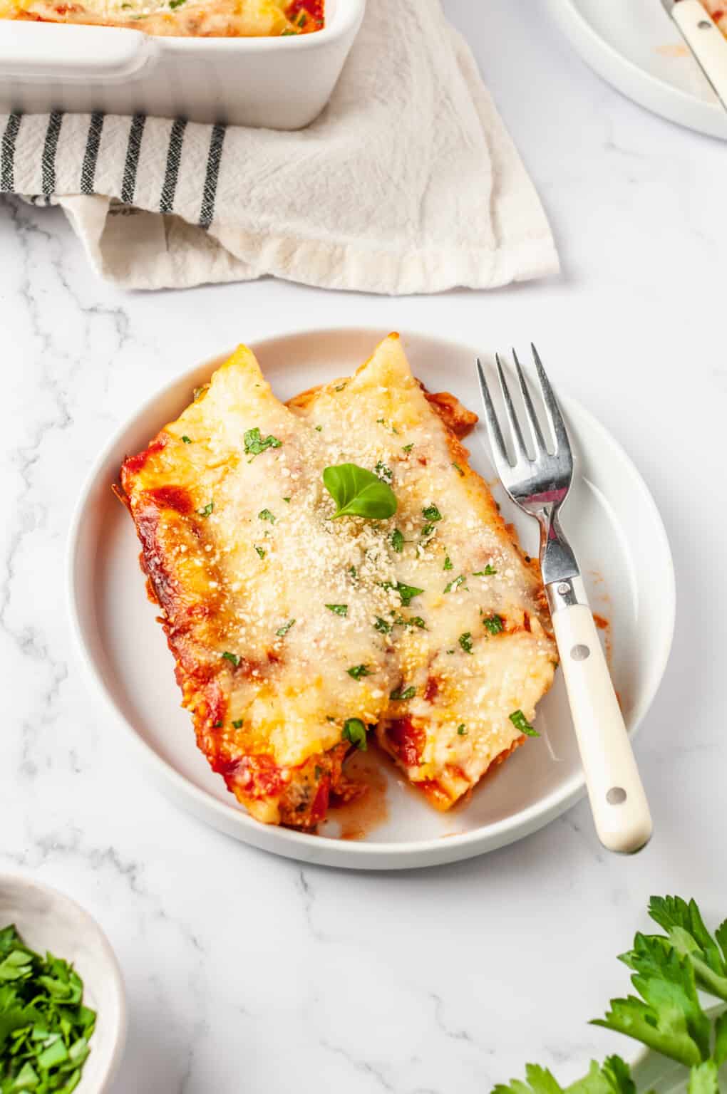 Cheese Manicotti Recipe | All Things Mamma