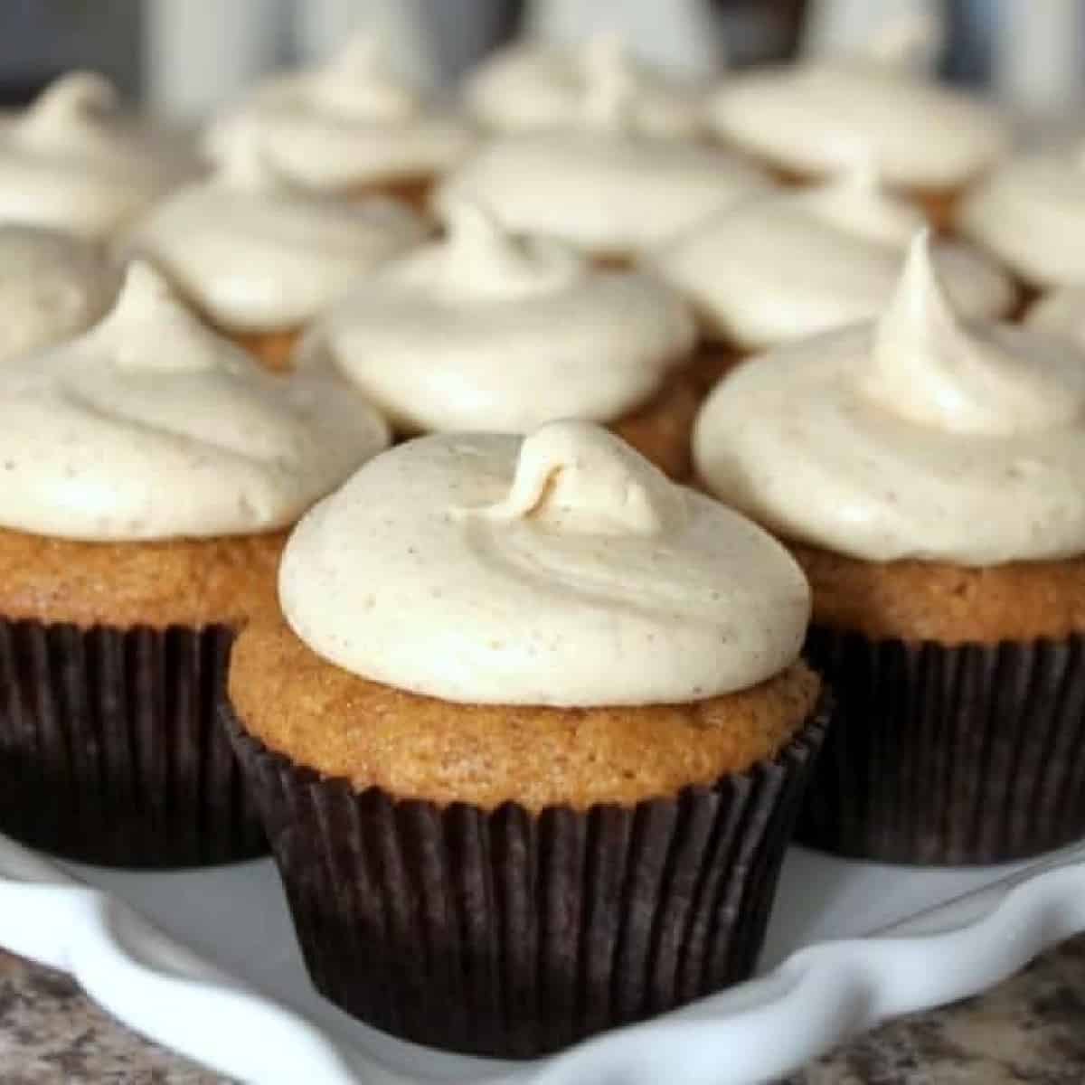 Pumpkin Cupcakes With Pumpkin Spice Frosting | All Things Mamma