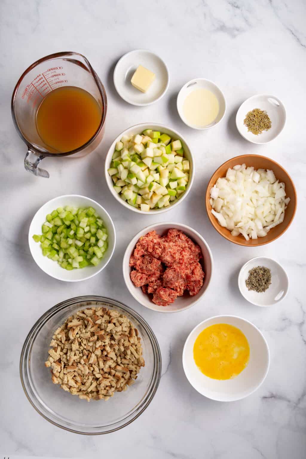 Easy Sausage & Apple Stuffing Recipe | All Things Mamma