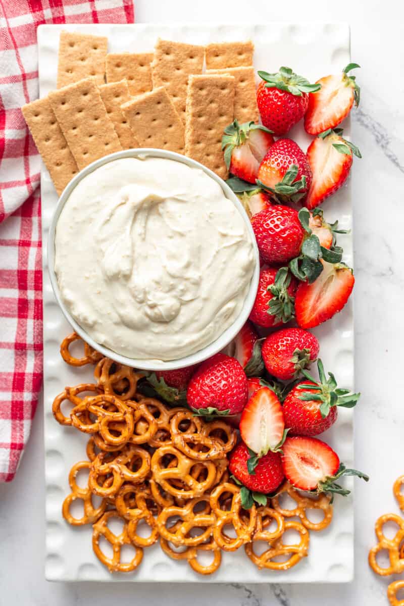 Easy Cheesecake Dip Recipe | All Things Mamma