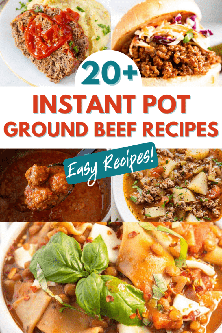 20+ Easy Instant Pot Ground Beef Recipes | All Things Mamma