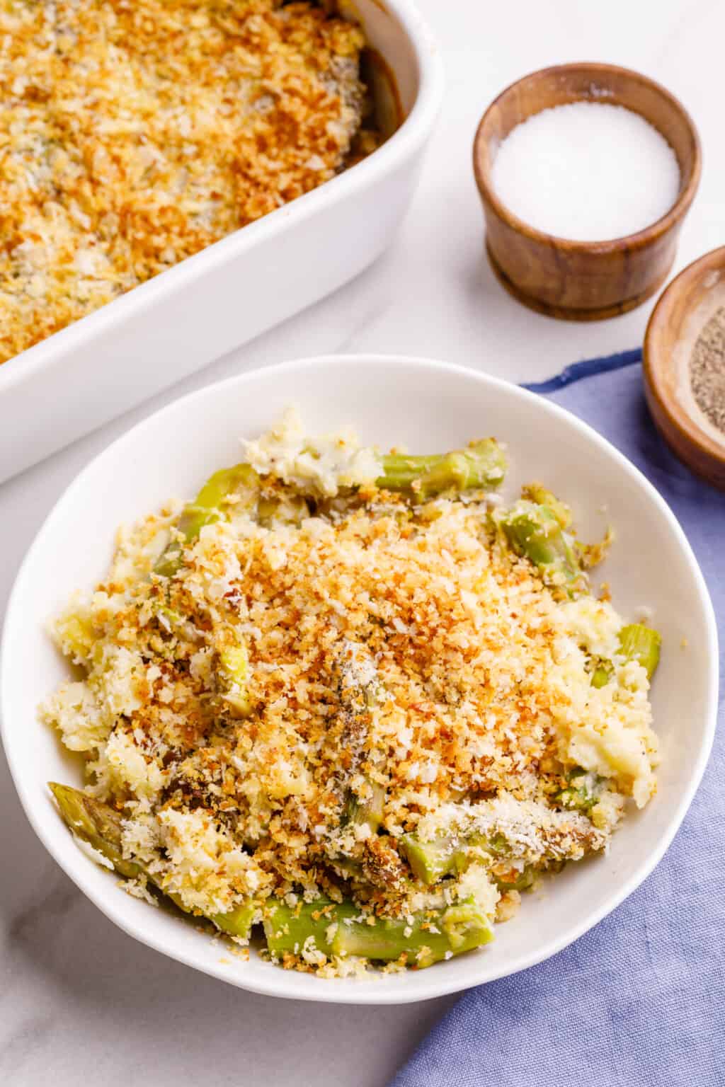 Cheesy Asparagus Casserole Recipe | All Things Mamma