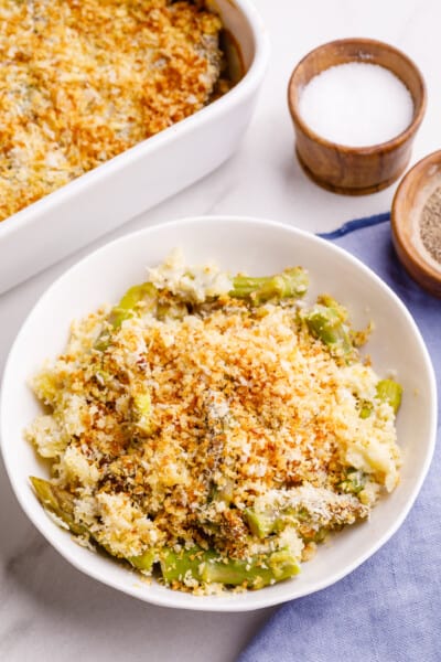Cheesy Asparagus Casserole Recipe | All Things Mamma