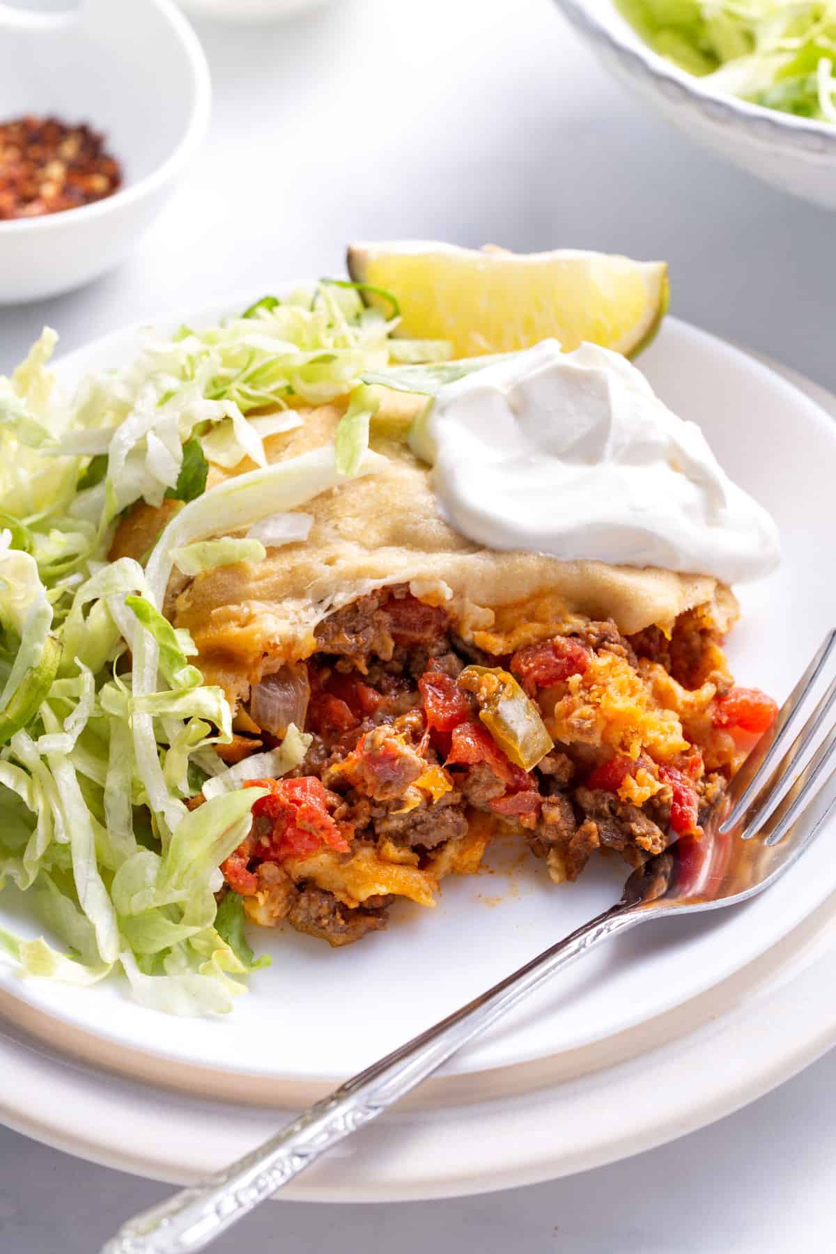 Easy Crescent Roll Taco Bake Recipe | All Things Mamma