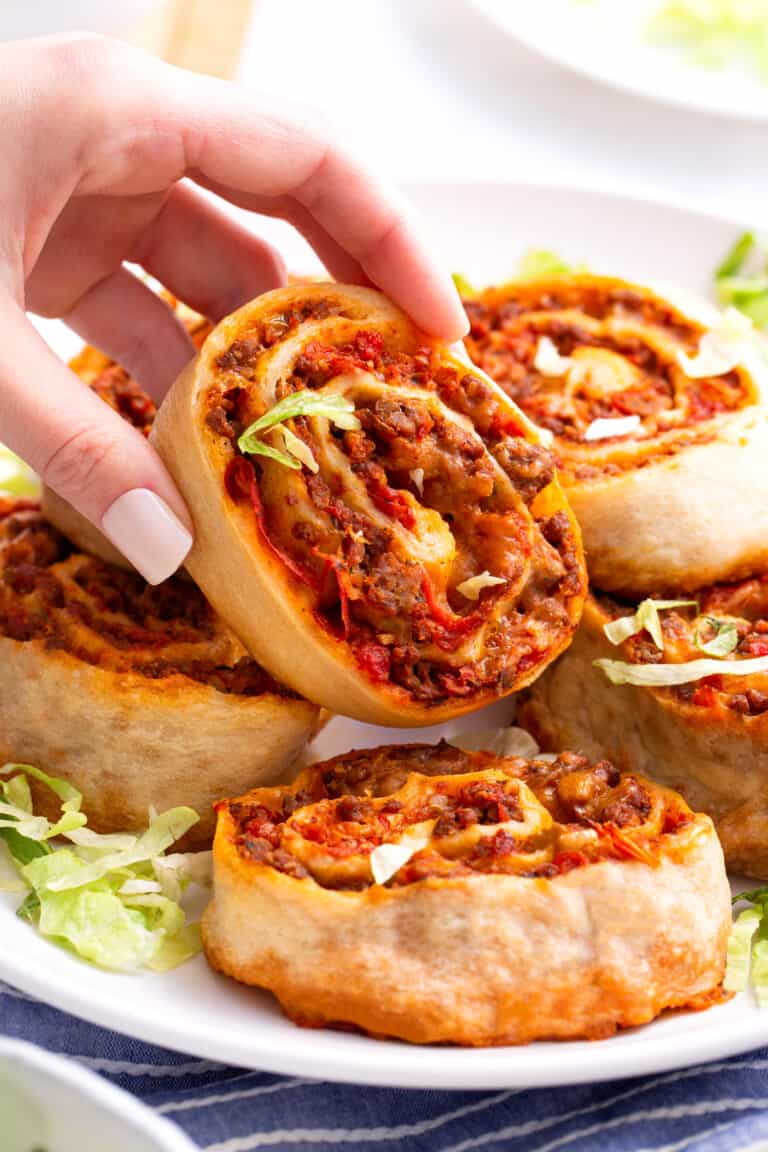 Easy Taco Pinwheels Recipe | All Things Mamma