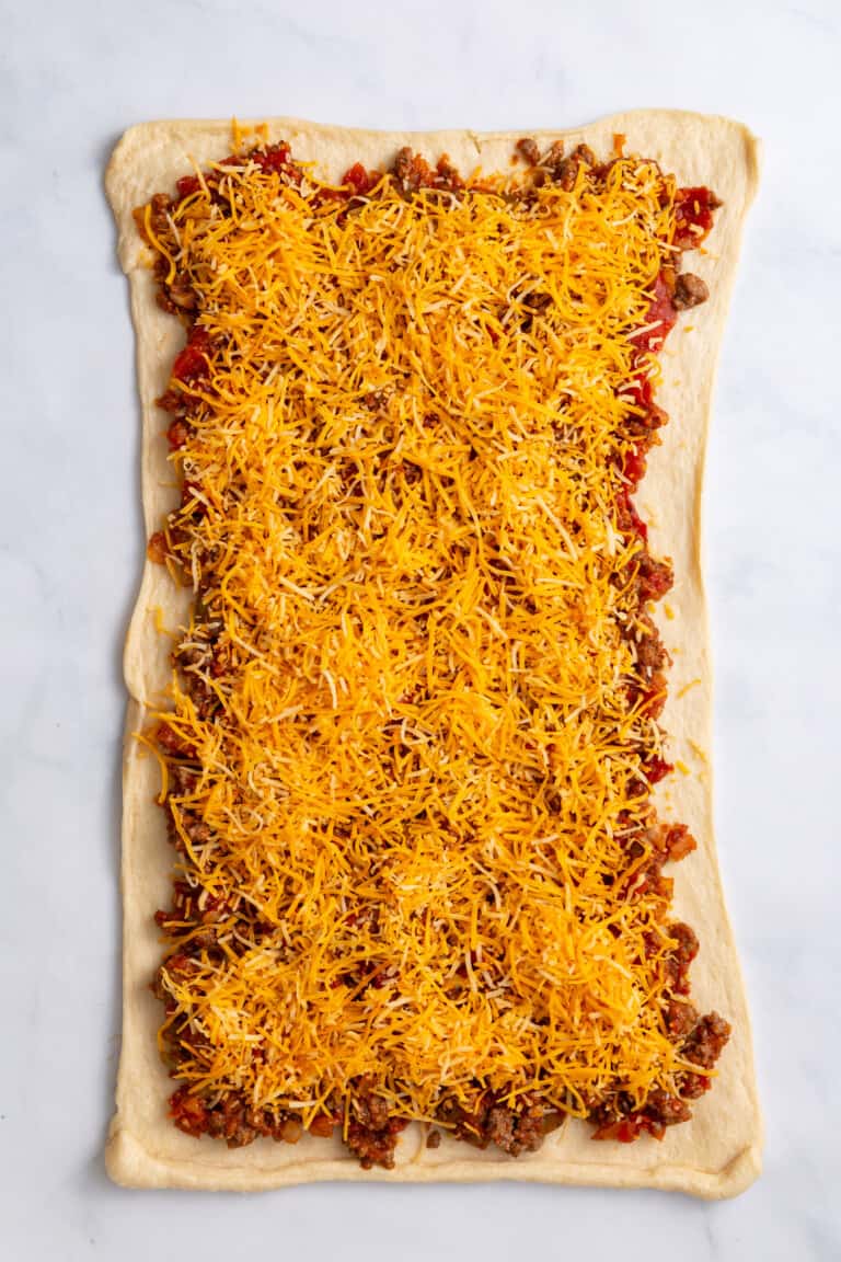 Easy Taco Pinwheels Recipe | All Things Mamma