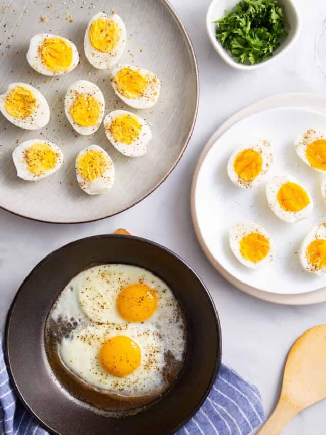 Air Fryer Eggs: 3 Ways! - All Things Mamma