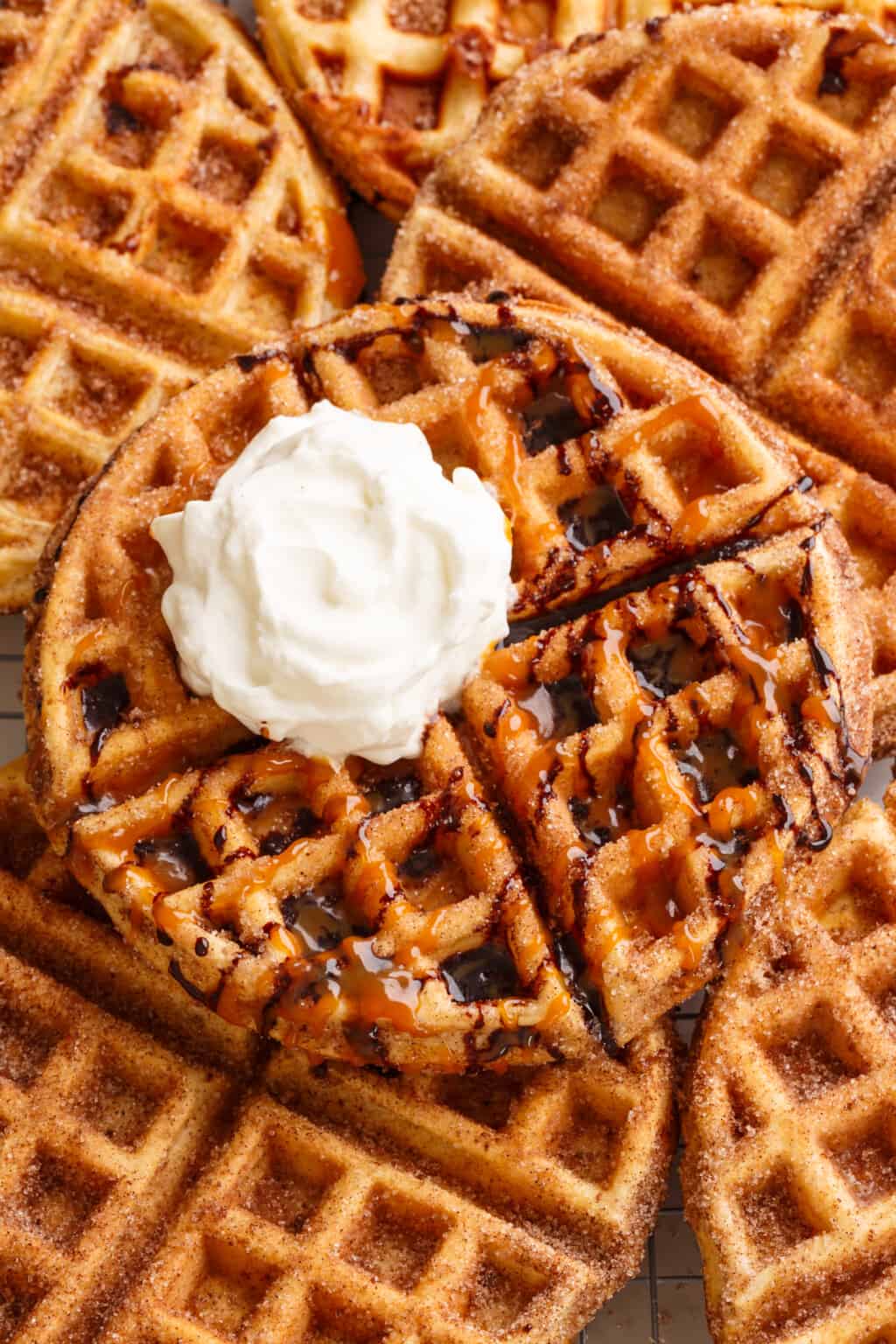 Churro Waffles - All Things Mamma