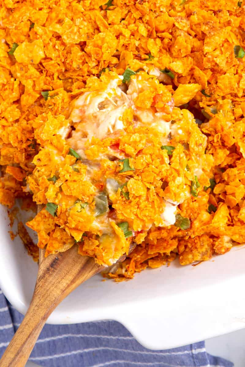 Cheesy Dorito Chicken Casserole Recipe | All Things Mamma