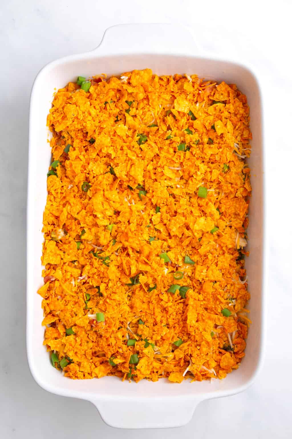 Cheesy Dorito Chicken Casserole Recipe | All Things Mamma