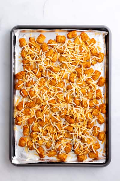 Cheesy Loaded Tater Tots Recipe | All Things Mamma