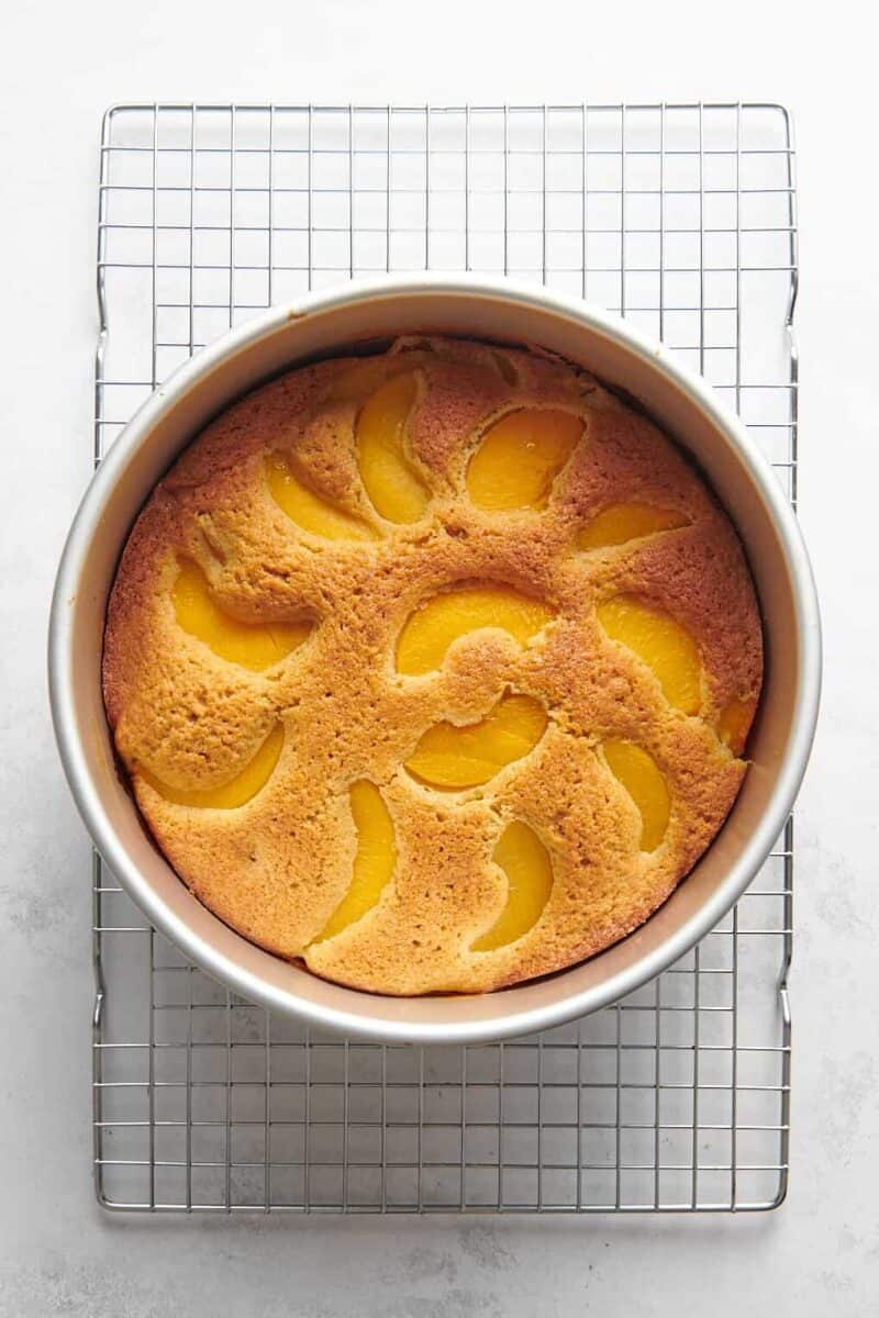 Easy Peach Cake Recipe | All Things Mamma