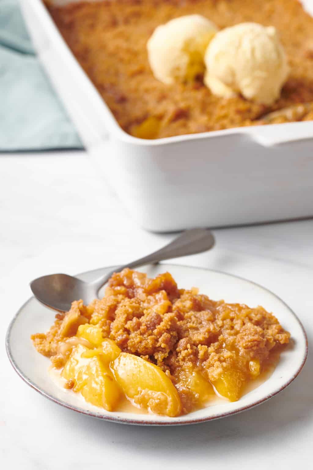 Classic Peach Crumble | All Things Mamma