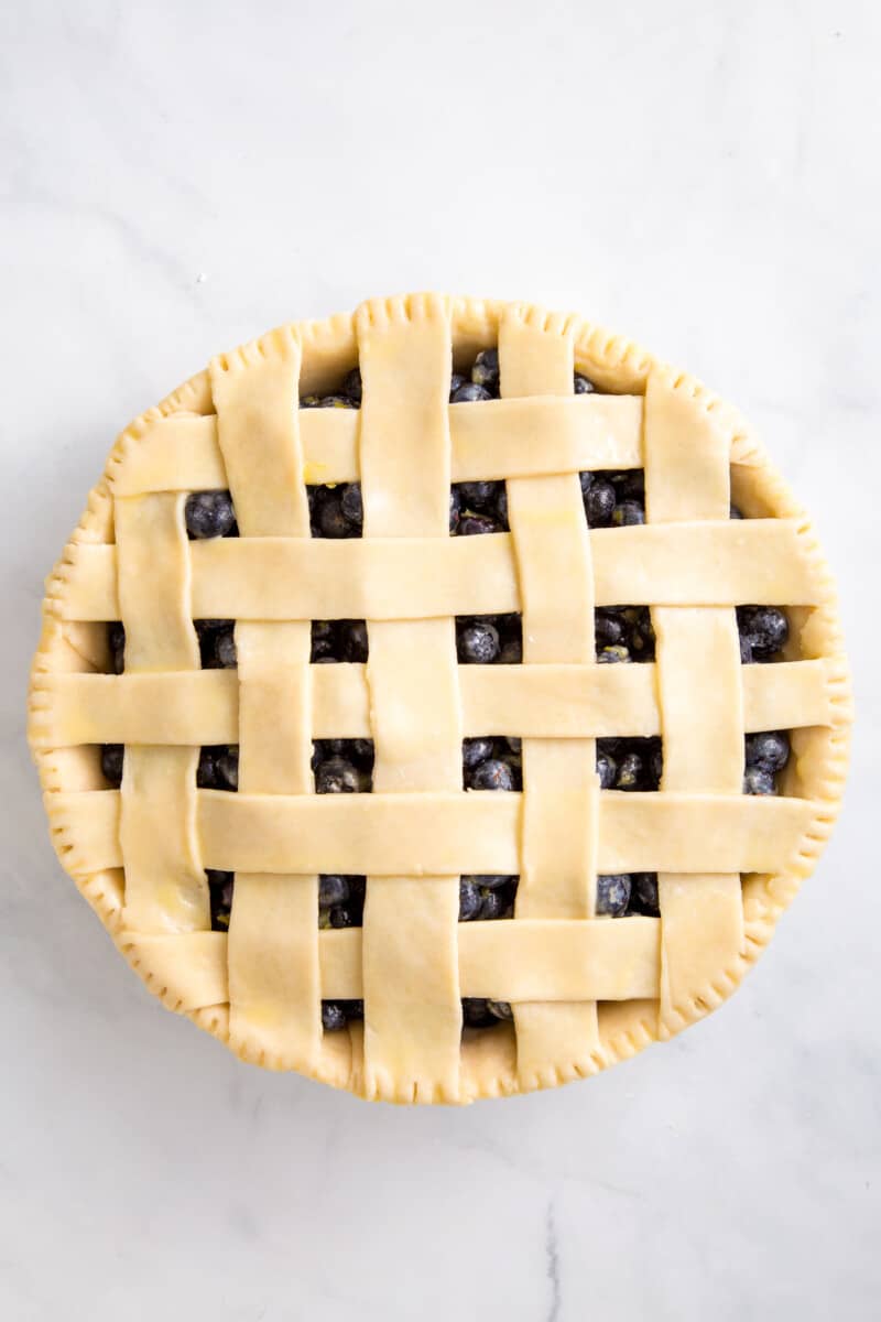 The Easiest Blueberry Pie Recipe | All Things Mamma