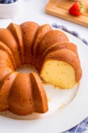 Moist Cream Cheese Pound Cake Recipe | All Things Mamma
