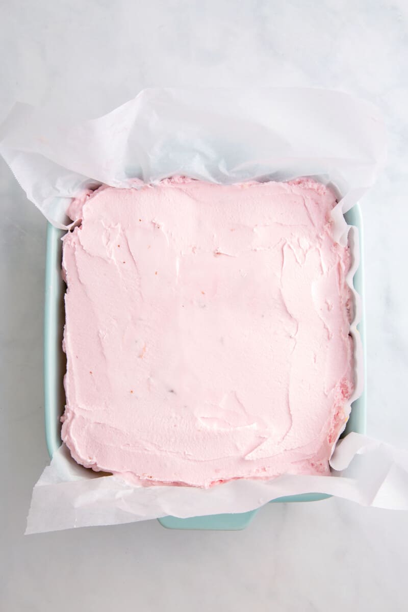 Strawberry Crunch Ice Cream Cake | All Things Mamma