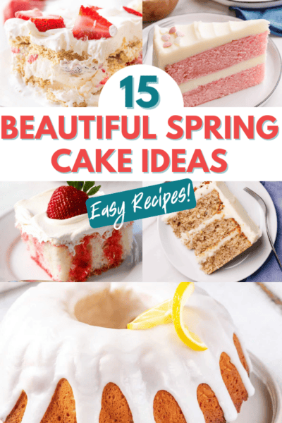 15 Beautiful Spring Cakes