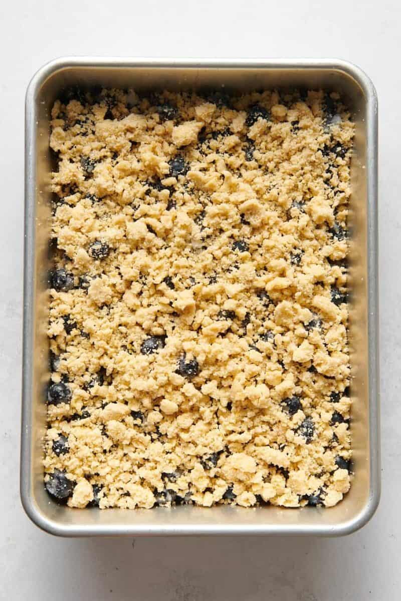 Easy Blueberry Crumble Bars | All Things Mamma