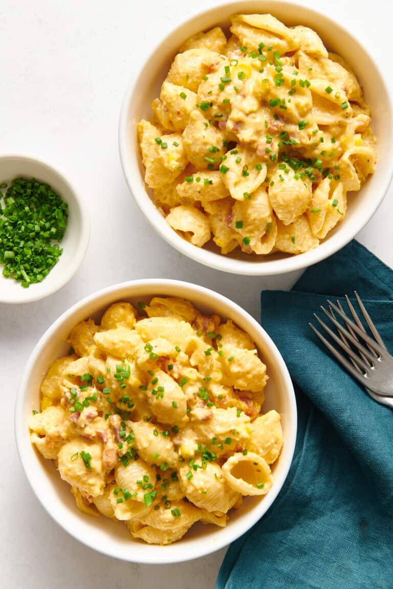 Creamy Corn Pasta Recipe | All Things Mamma