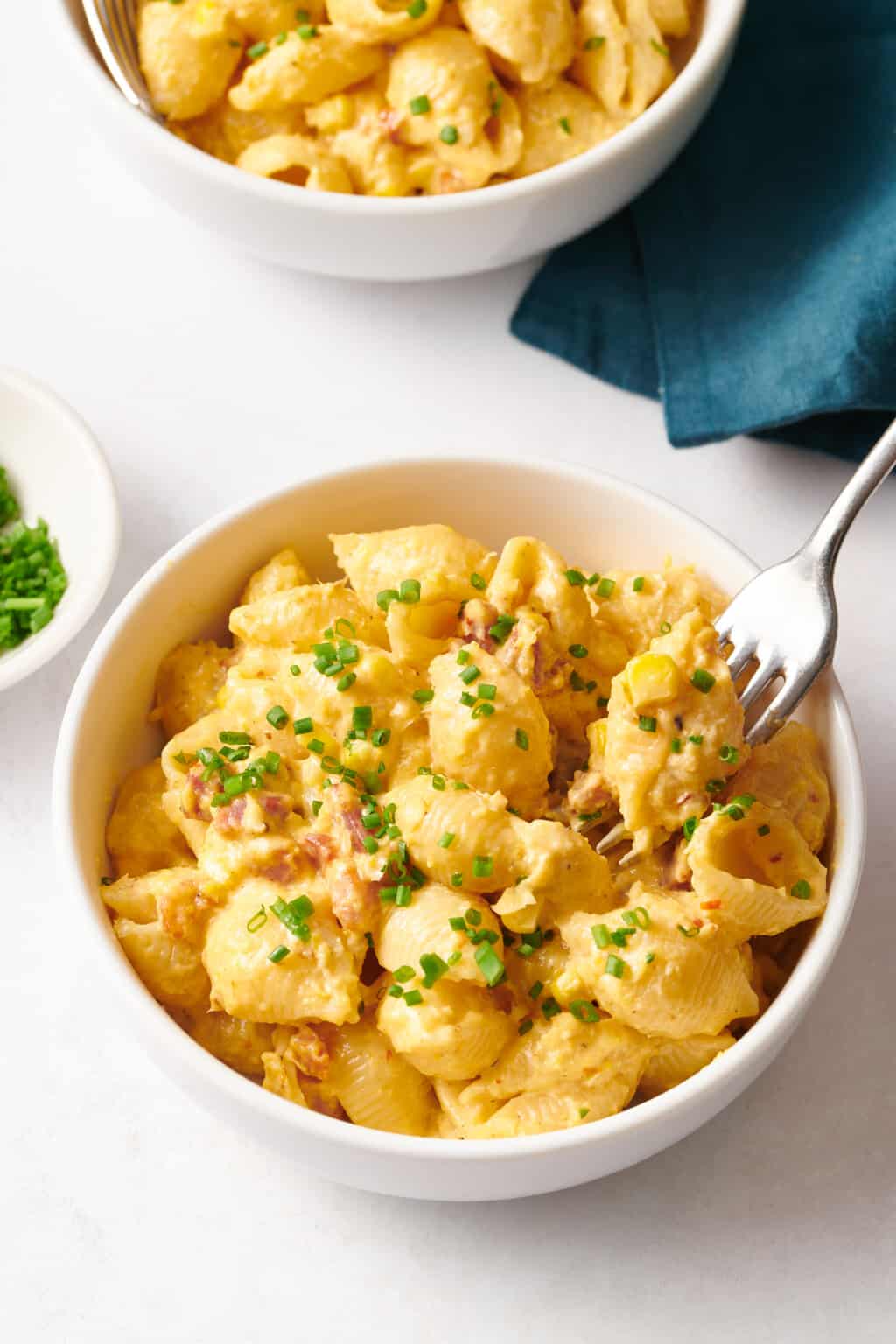 Creamy Corn Pasta Recipe | All Things Mamma