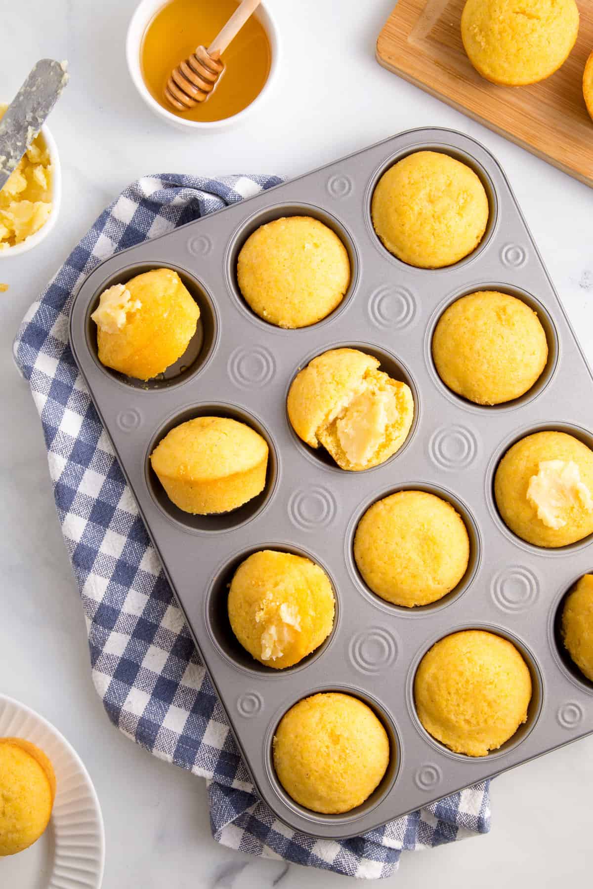 Homemade Corn Muffins & Honey Butter | All Things Mamma