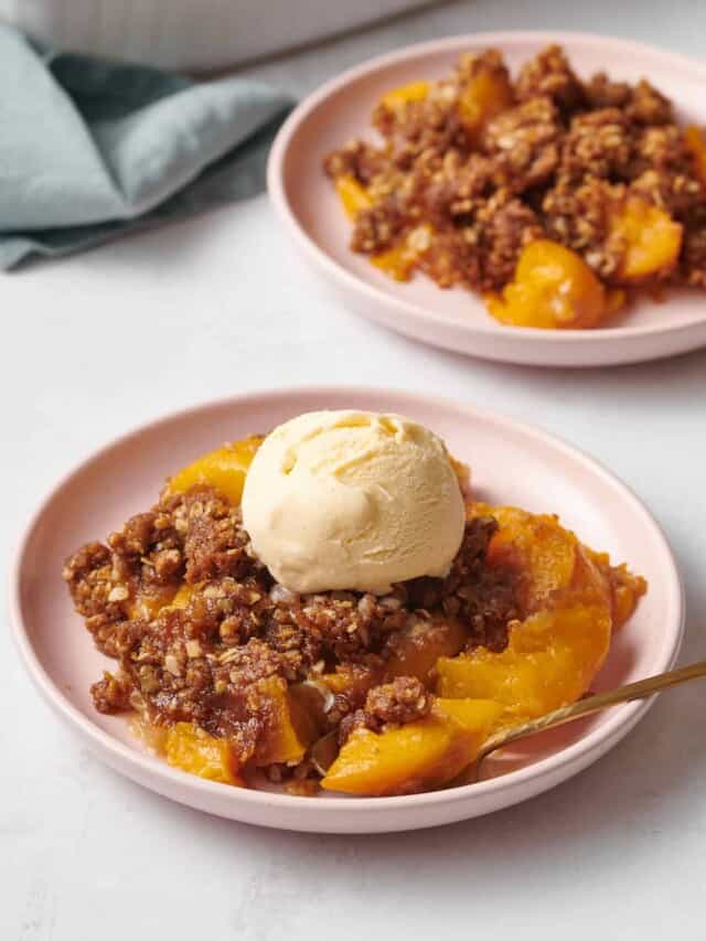Peach Crisp - All Things Mamma