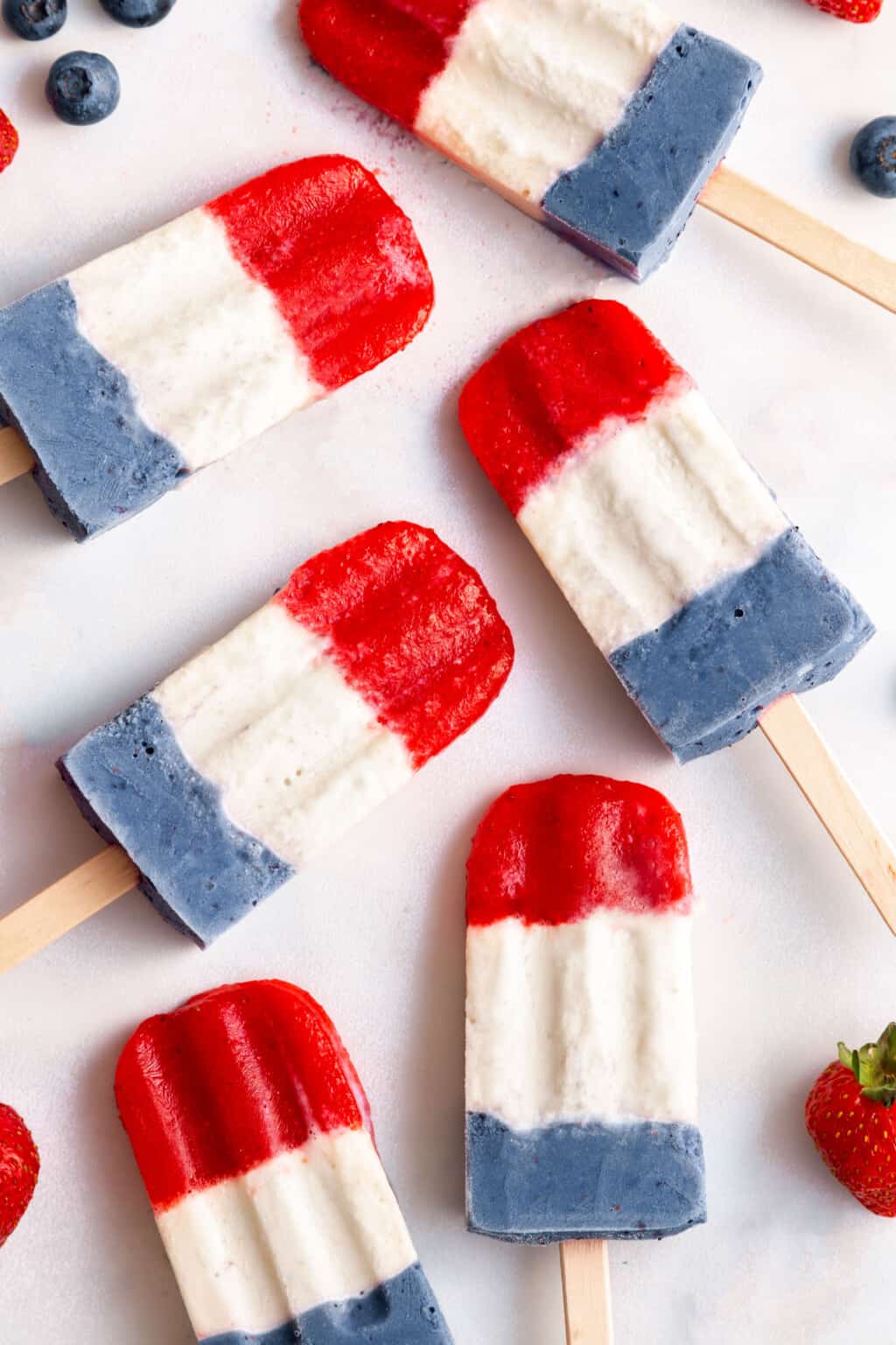Red White and Blue Popsicles - All Things Mamma