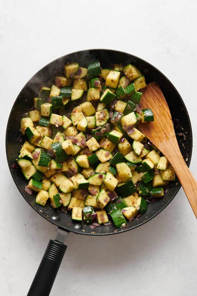 Easy Sautéed Zucchini and Tomatoes | All Things Mamma