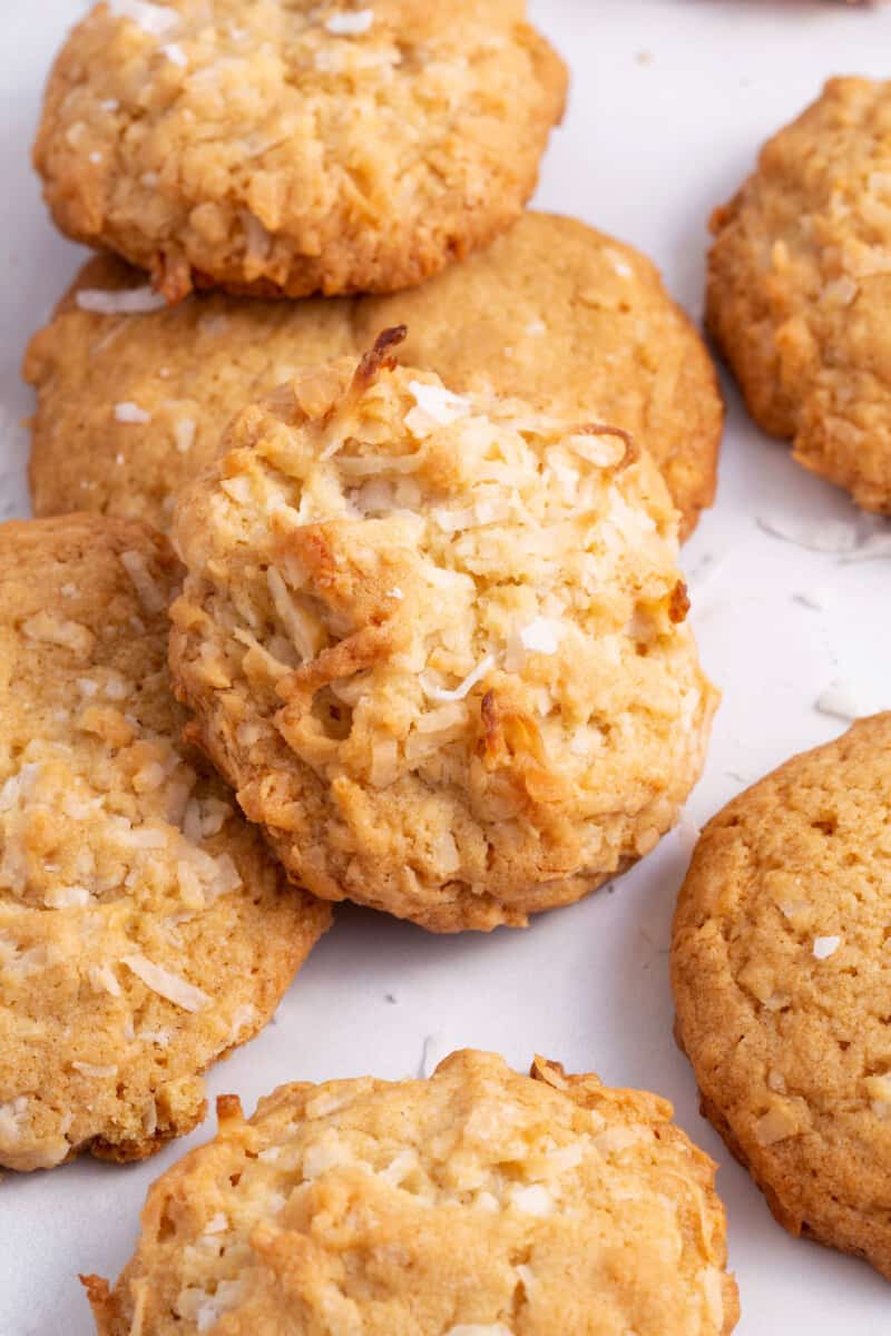 Chewy Coconut Cookies All Things Mamma