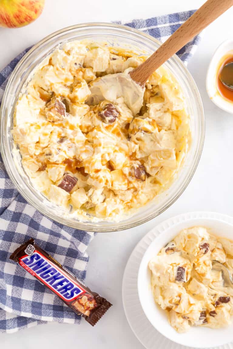 Easy Snickers Salad Recipe | All Things Mamma