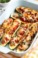 Cheesy Stuffed Zucchini Recipe | All Things Mamma