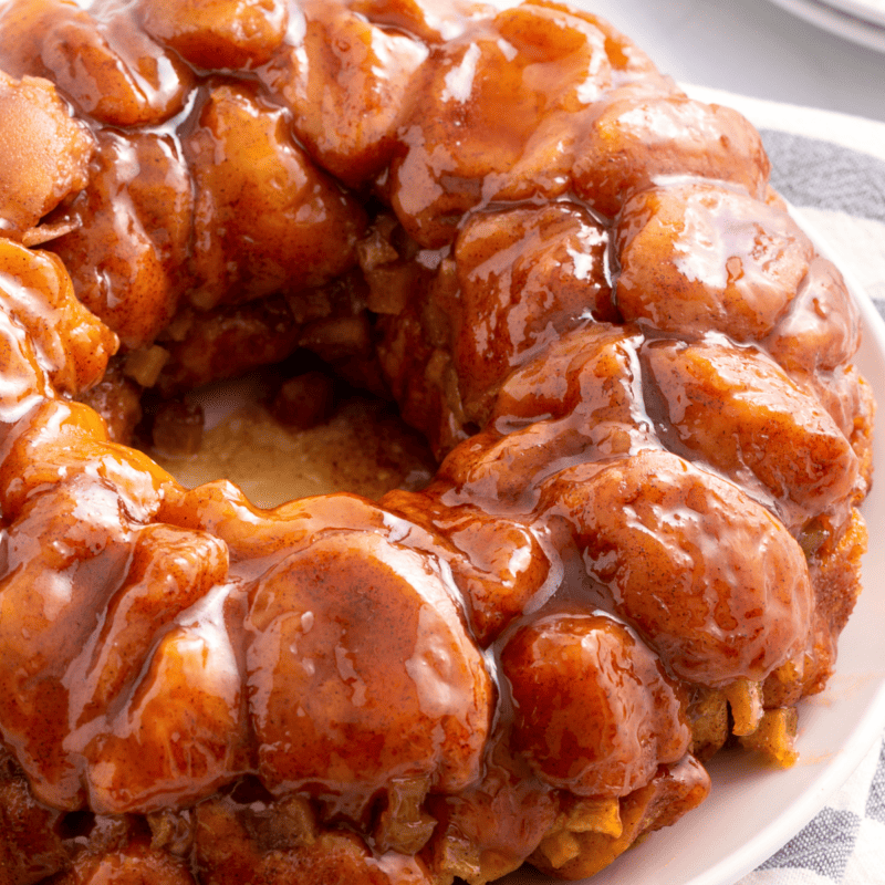 Caramel Apple Monkey Bread - All Things Mamma
