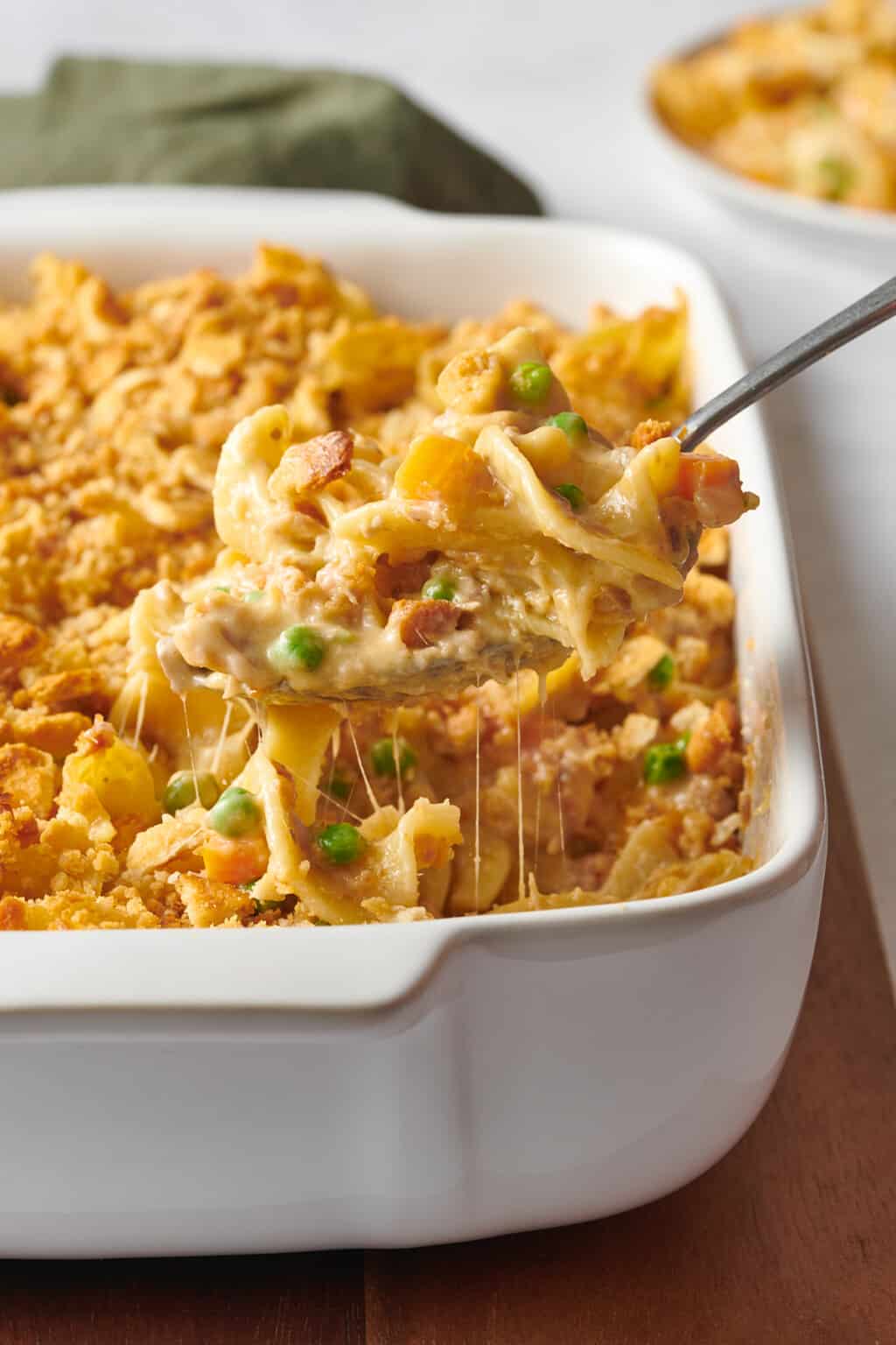 Cheesy Tuna Casserole - All Things Mamma