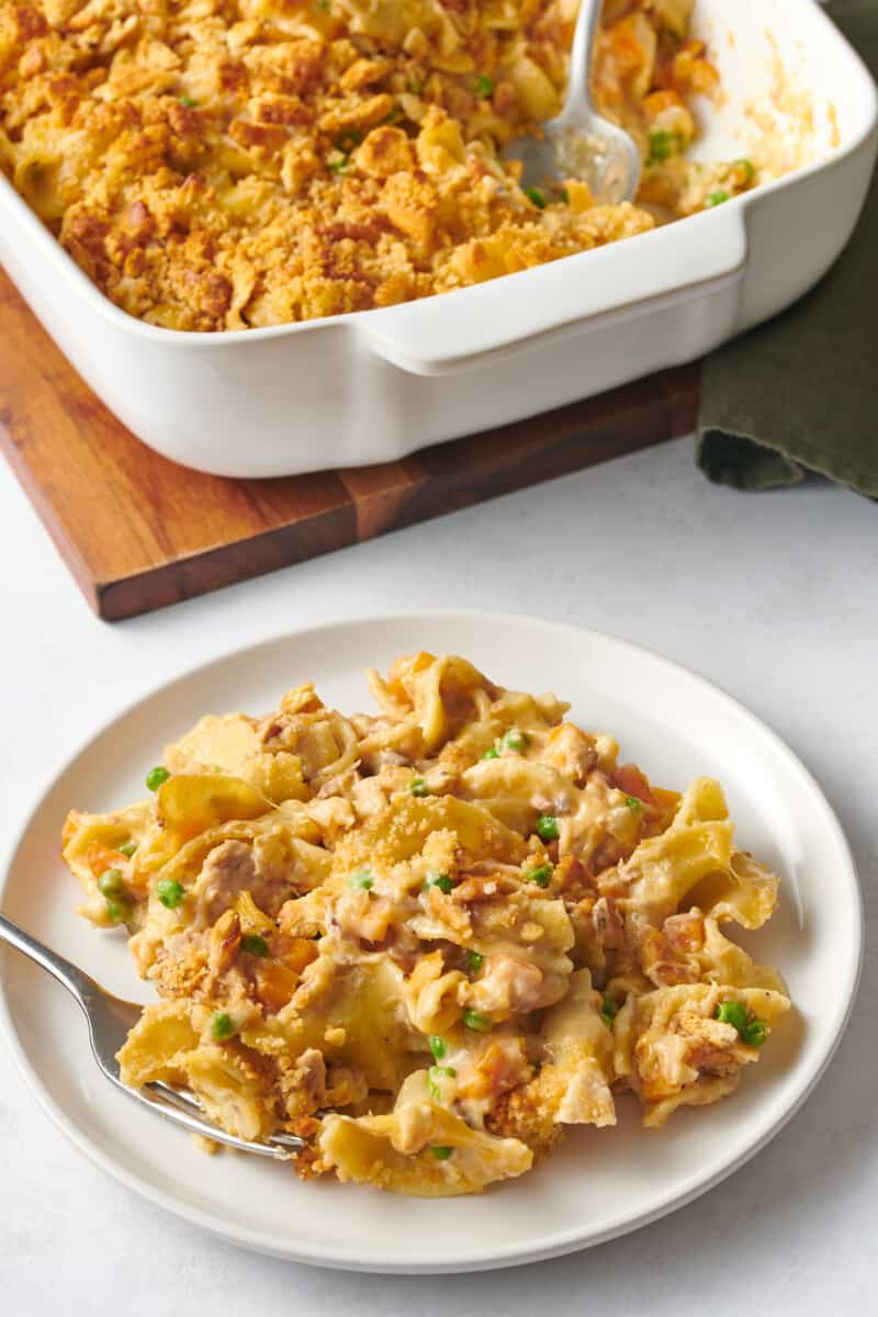 Cheesy Tuna Casserole - All Things Mamma