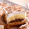 Easy Chocolate Banana Pudding Bars | All Things Mamma