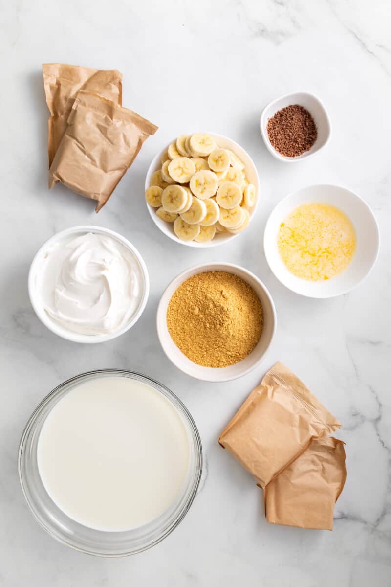 Easy Chocolate Banana Pudding Bars | All Things Mamma