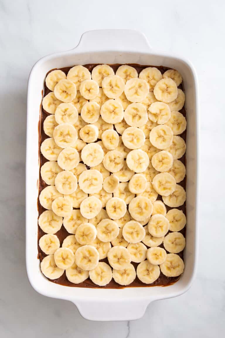 Easy Chocolate Banana Pudding Bars | All Things Mamma