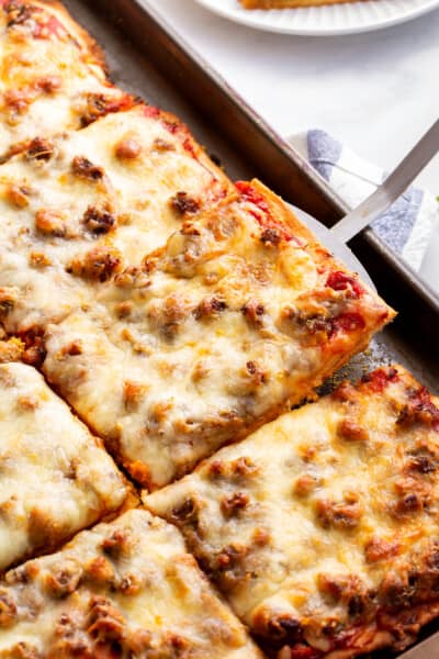 School Pizza Recipe - All Things Mamma