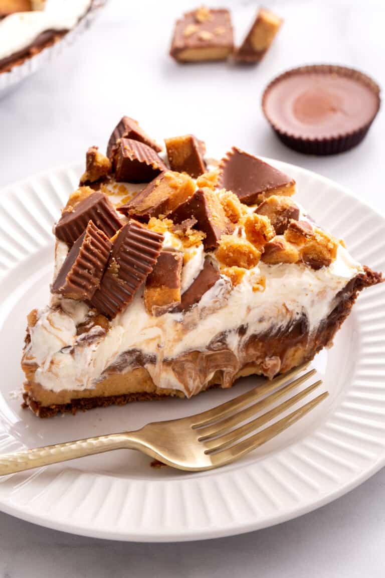 No-Bake Reese's Peanut Butter Pie - All Things Mamma