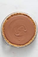 Chocolate Pudding Pie with Graham Cracker Crust | All Things Mamma
