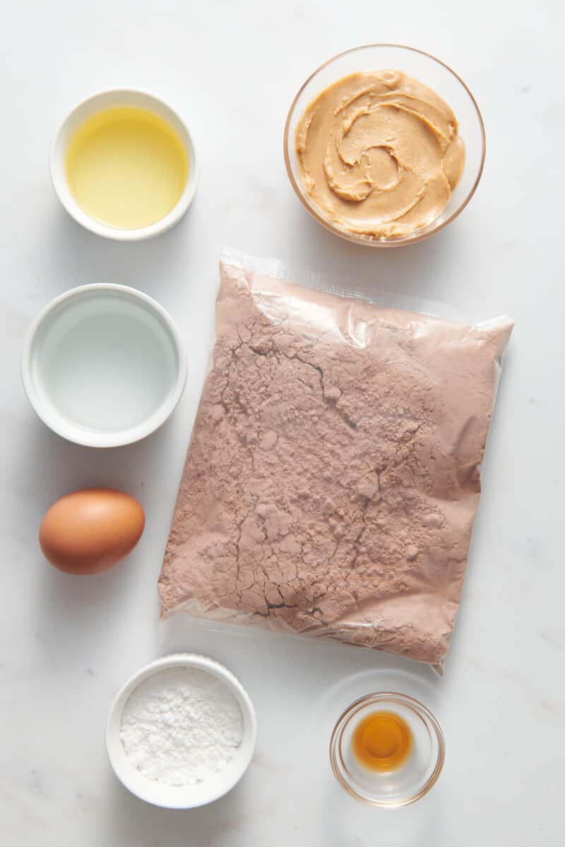 Peanut Butter Swirl Brownies - All Things Mamma
