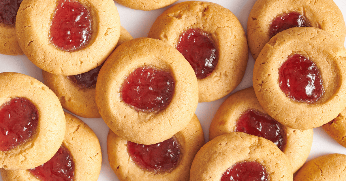 Peanut Butter Thumbprint Cookies - All Things Mamma