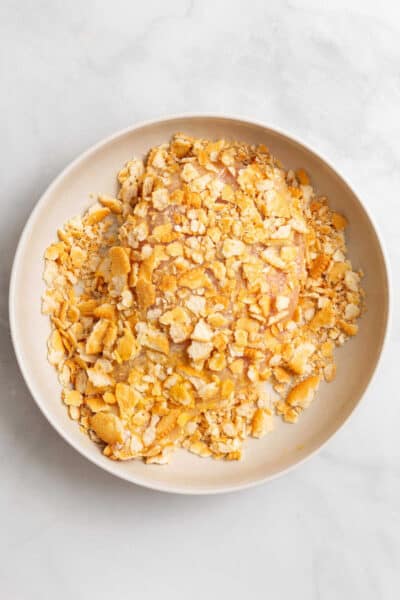 Easy Baked Ritz Cracker Chicken - All Things Mamma