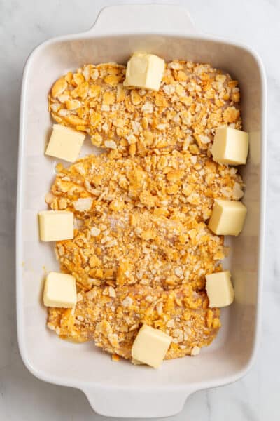 Easy Baked Ritz Cracker Chicken - All Things Mamma