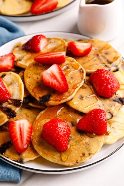 Mini Pancakes with Mix-Ins - All Things Mamma