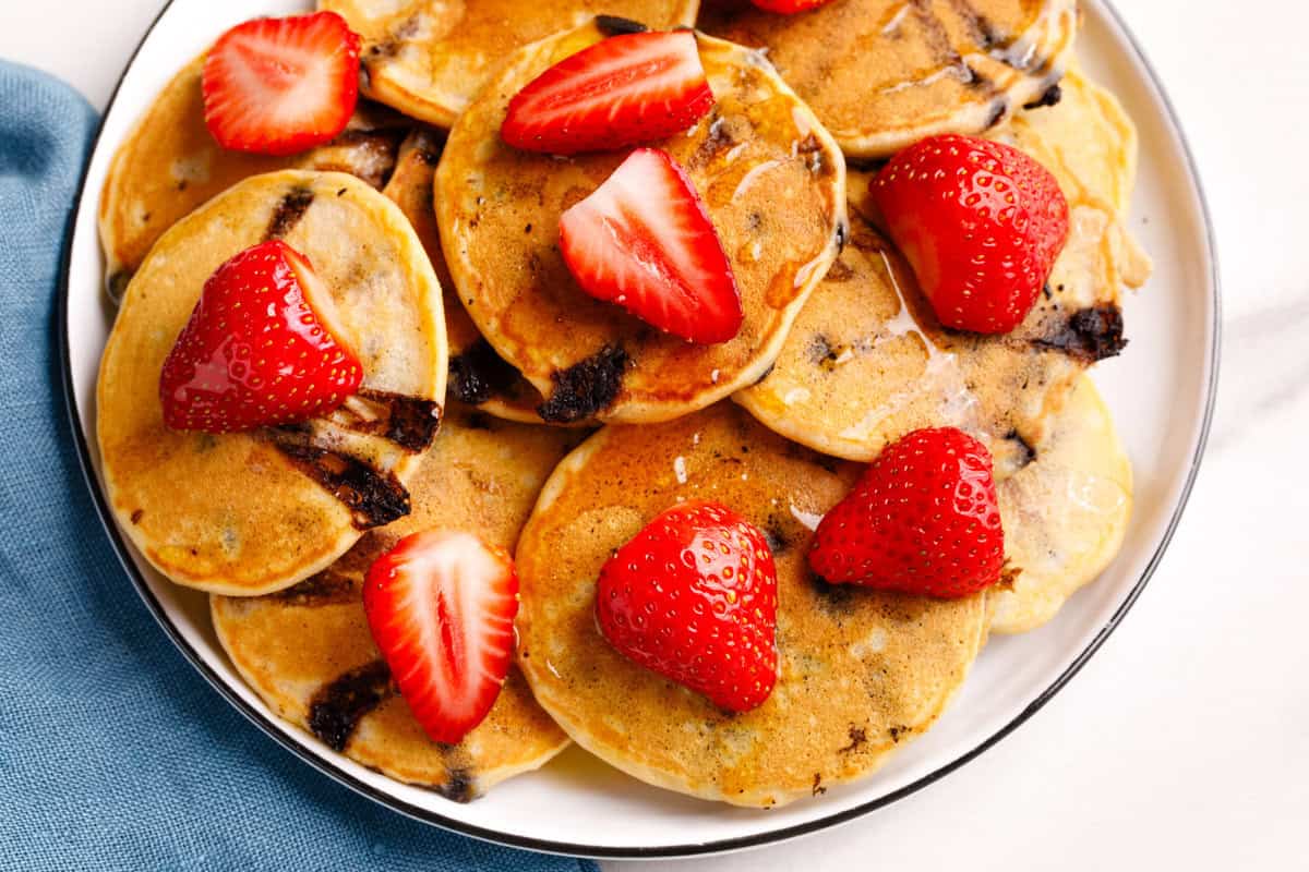 Mini Pancakes with Mix-Ins - All Things Mamma